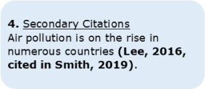 What are the four types of academic citation? | Academic Marker